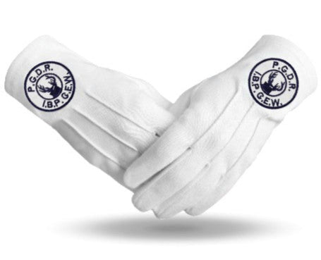 Past Grand Daughter Ruler Elks of the World Gloves - White Cotton ...