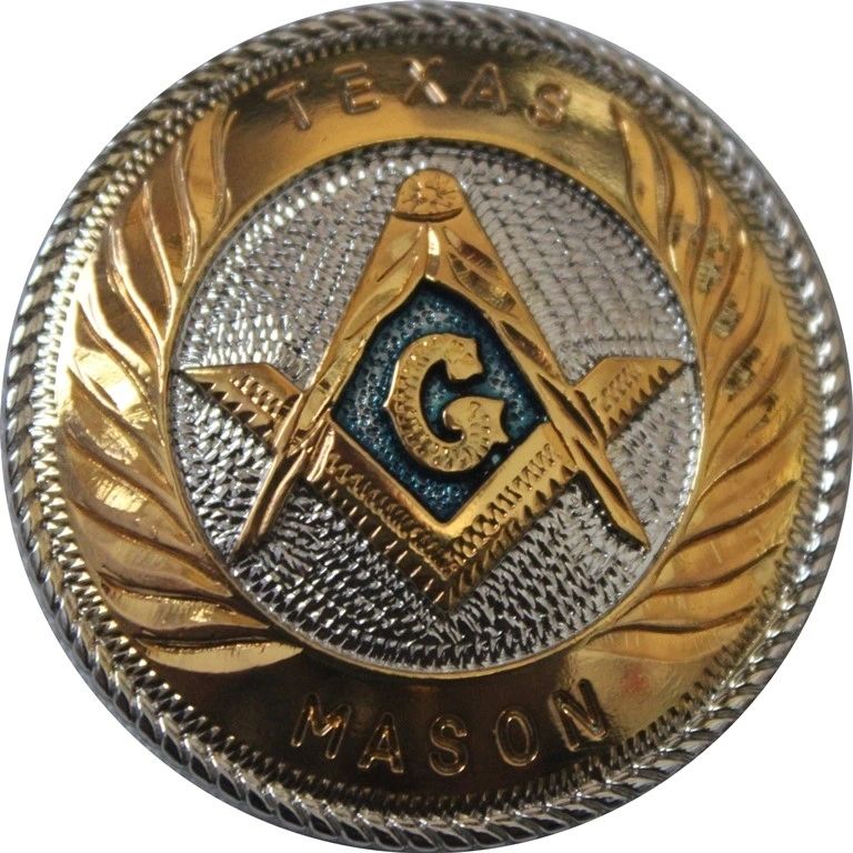 Master Mason Blue Lodge Door Knob - Gold & Blue Set of 6 Texas Mason ...
