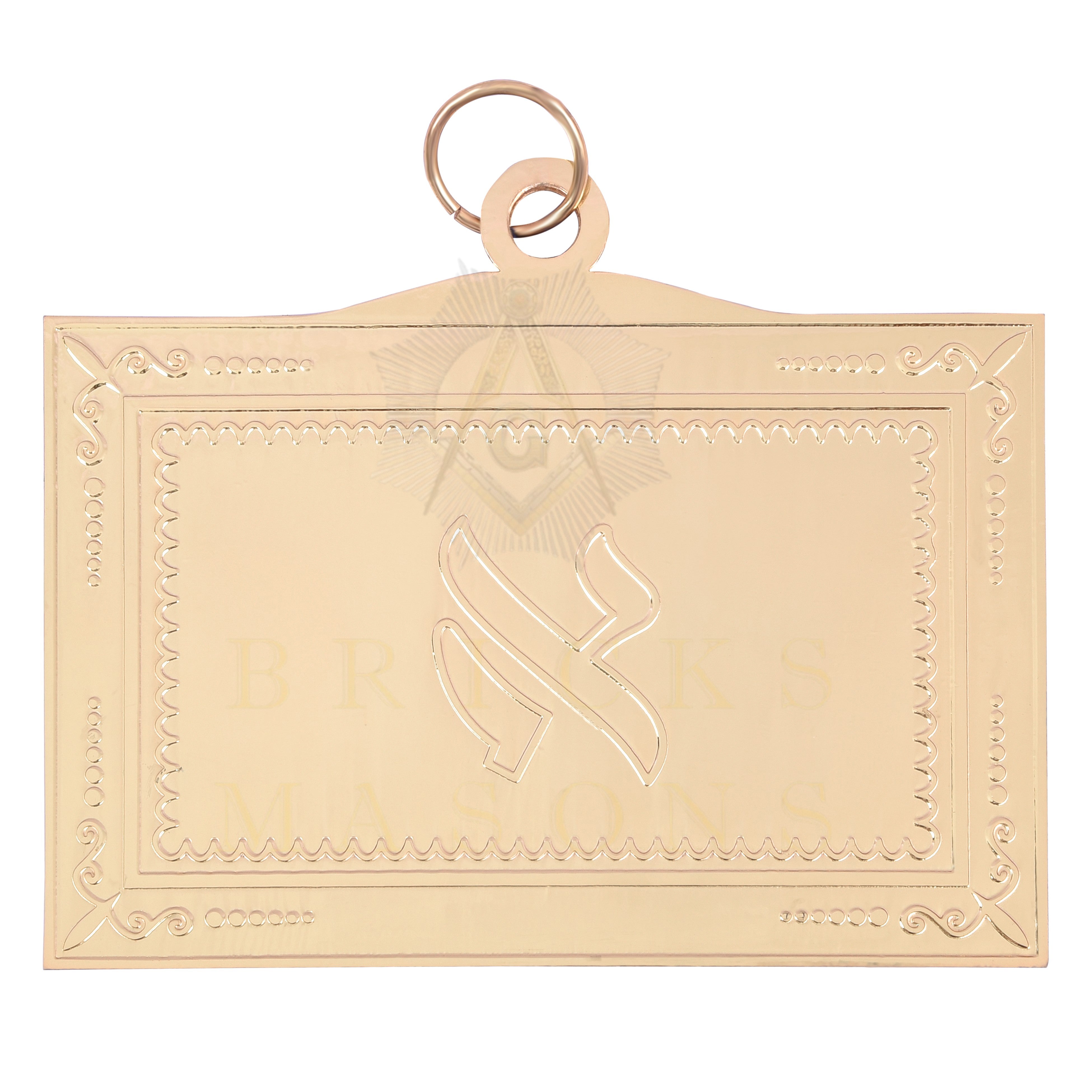 19th Degree Scottish Rite Breastplate - Gold Plated | Bricks Masons
