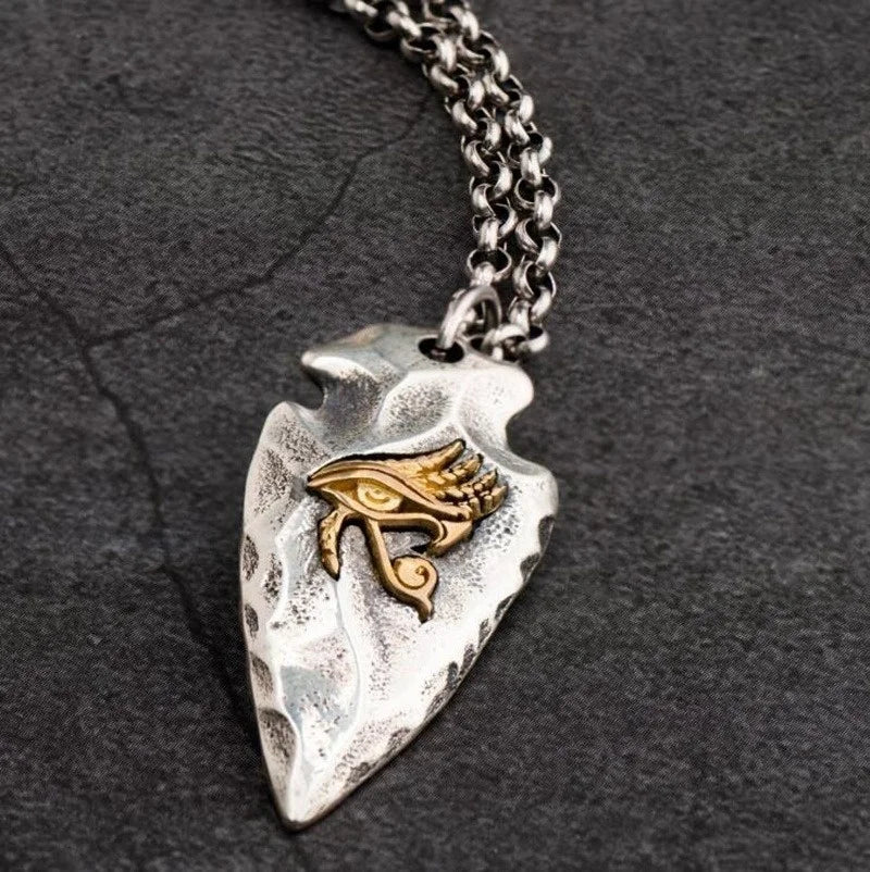 Ancient Egypt Pendant - Eye of Horus Stone Pillar | Bricks Masons