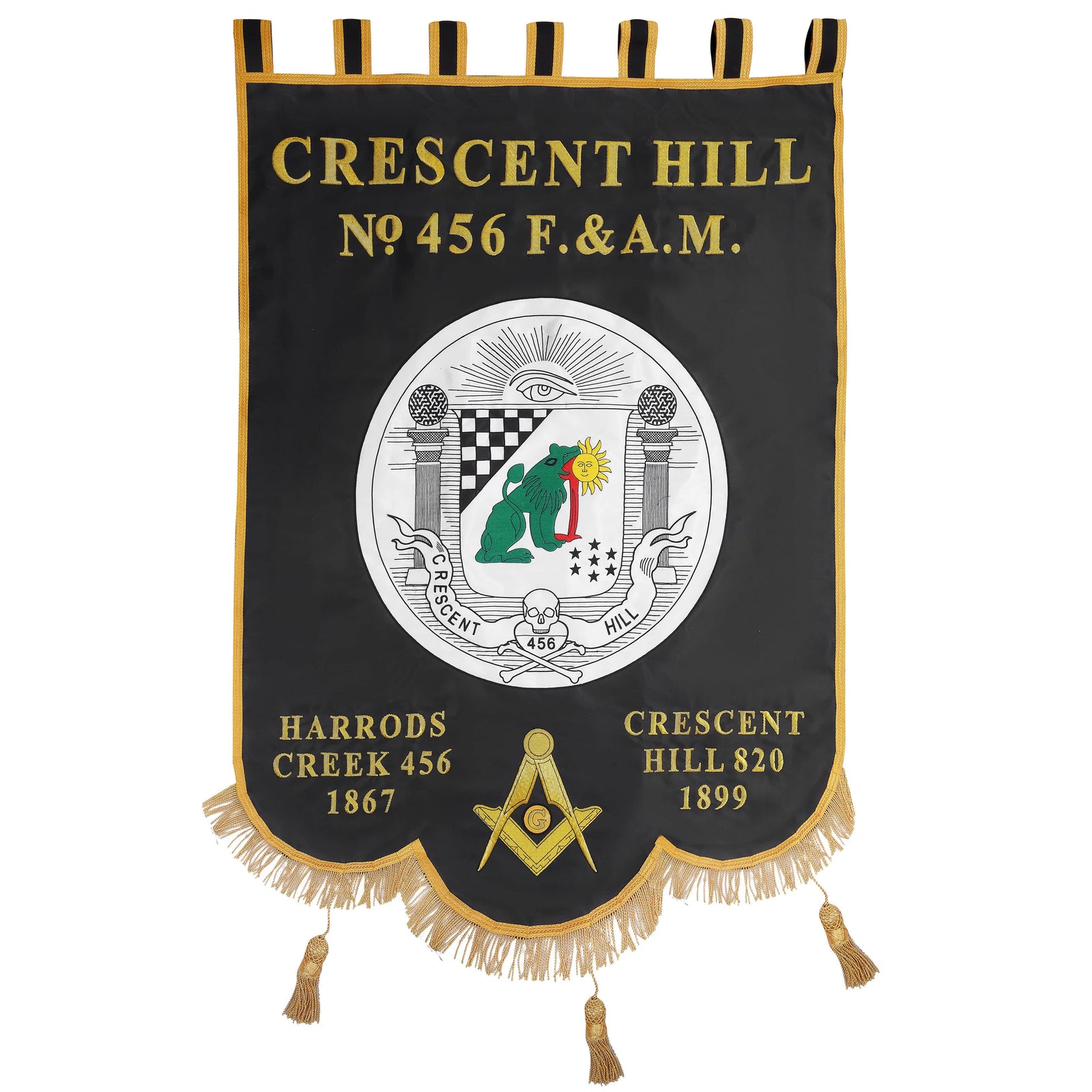 Home Custom Masonic Banner - Handmade Embroidery Expose