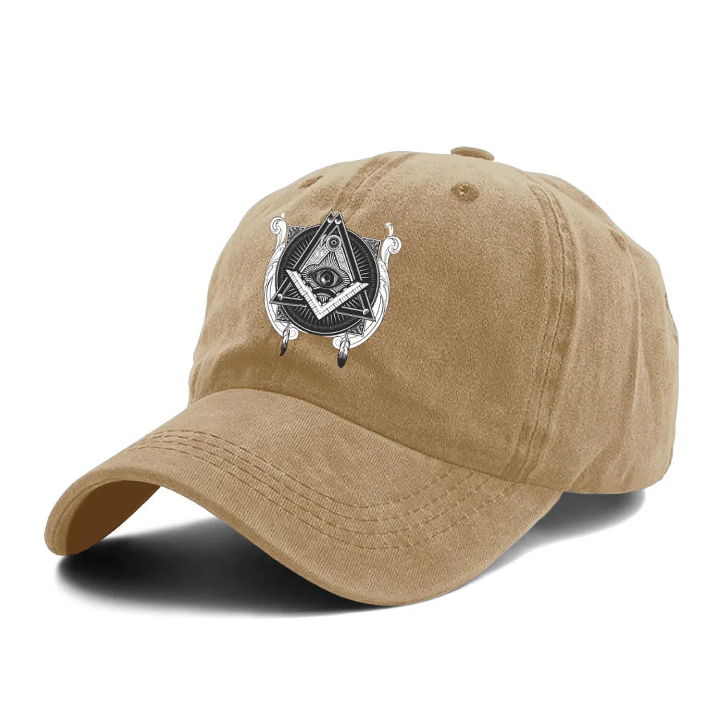 Eye of Providence Baseball Cap - Square & Compass Various Colors ...