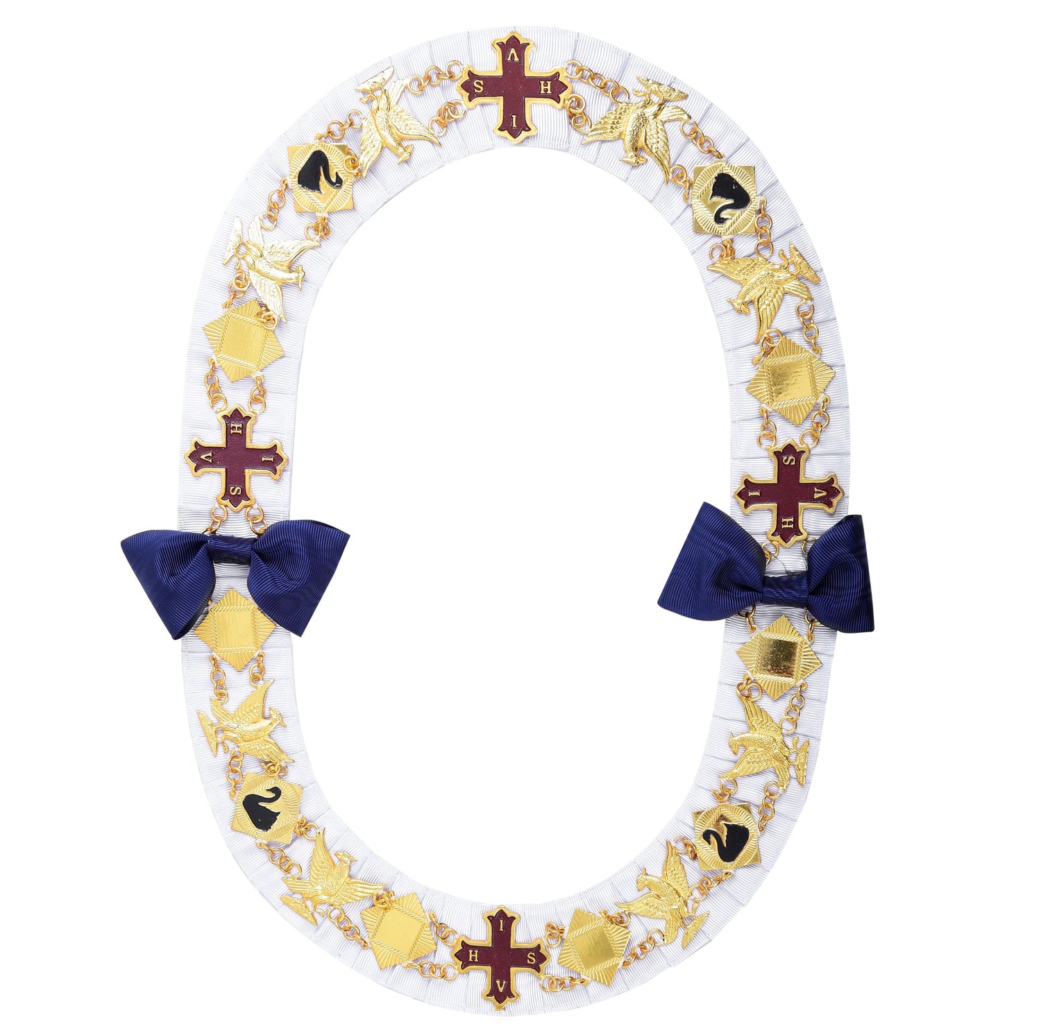 Red Cross Of Constantine Chain Collars