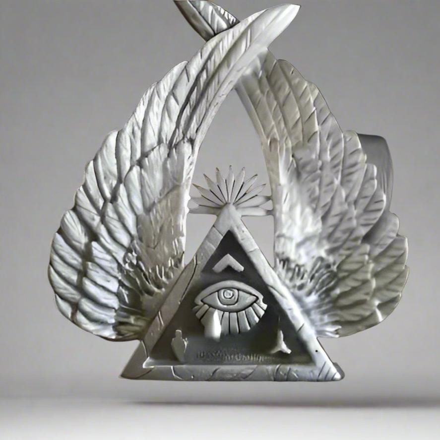 Eye Of Providence Pin - Winged All-Seeing Eye | Bricks Masons
