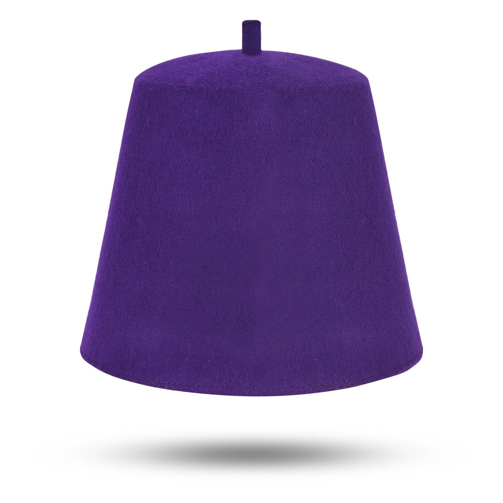 Home Universal Fez Hat - Purple Wool With Various Tassel Colors