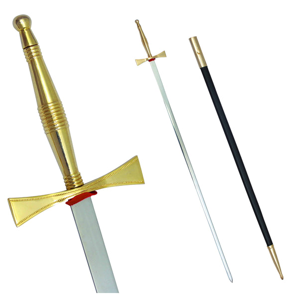 Home Universal Sword - Gold Hilt and Black Scabbard