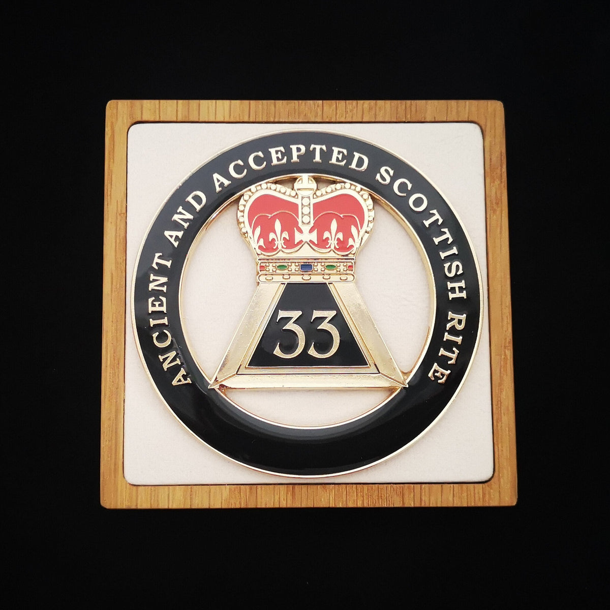 Home 33rd Degree Scottish Rite Car Emblem - Ancient And Accepted Medallion