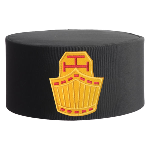 Home High Priest Royal Arch Chapter Crown Cap - Black With Gold Emblem