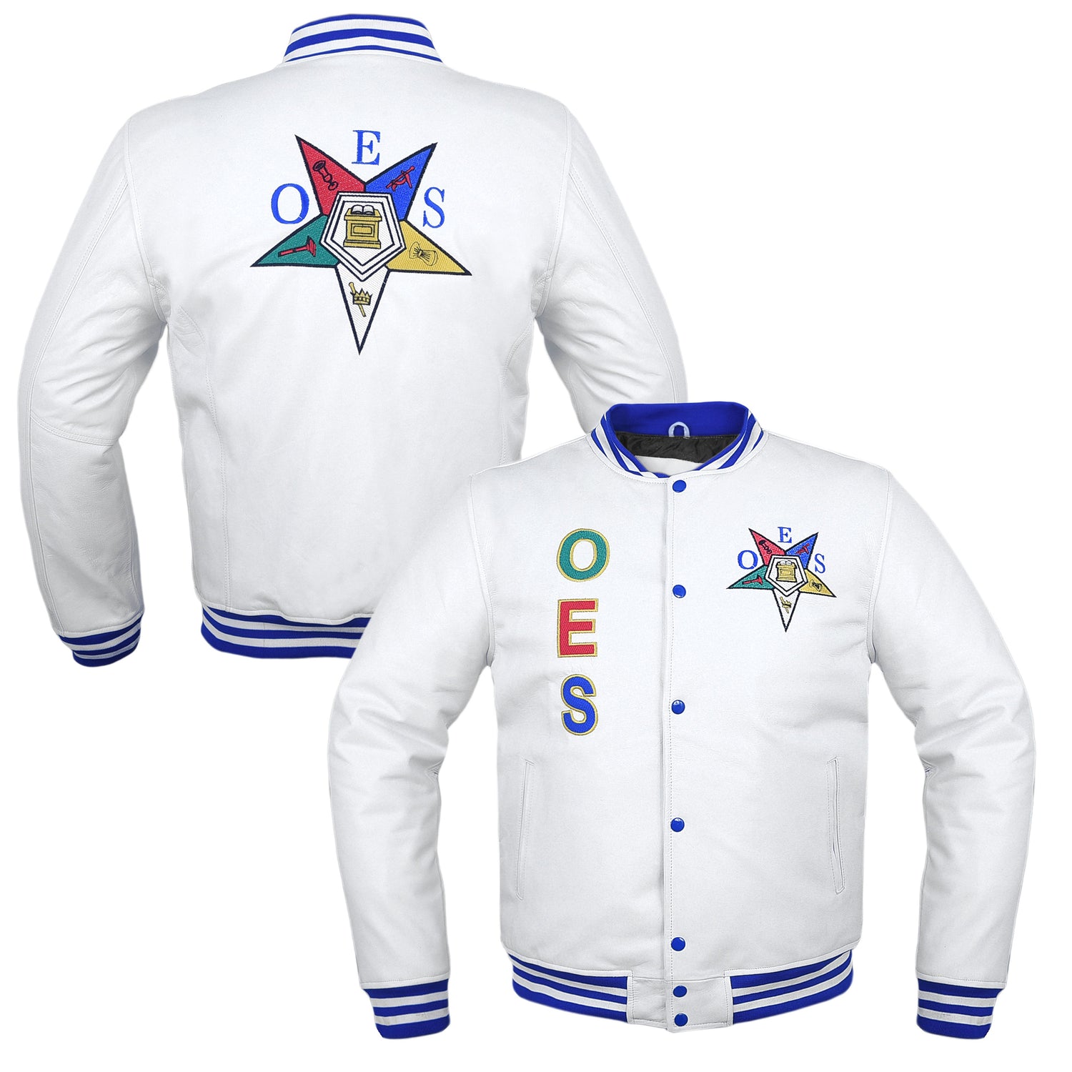 Home OES Jacket - White Leather
